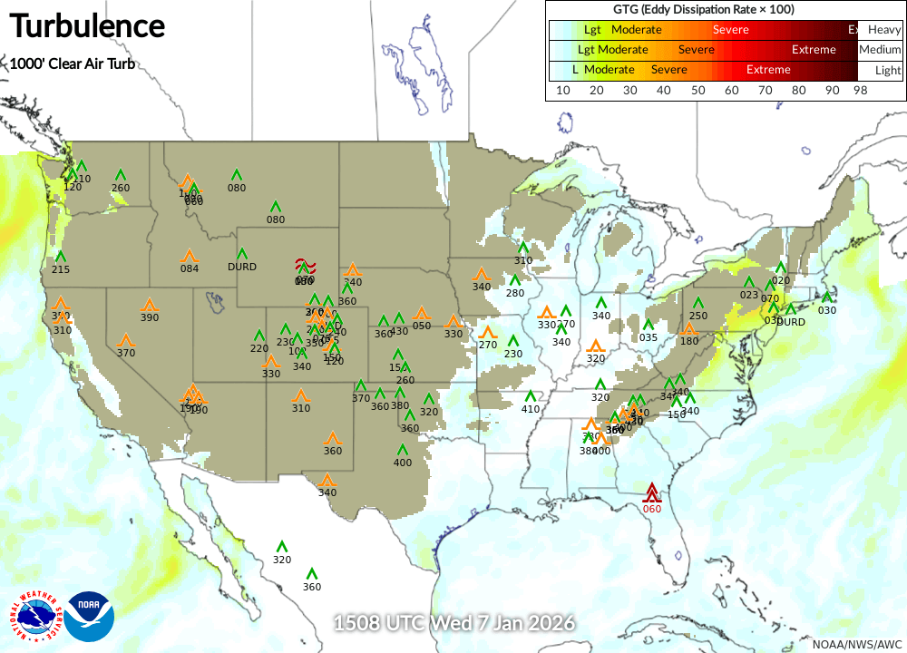 Turbulence Forecast – GlobalAir.com